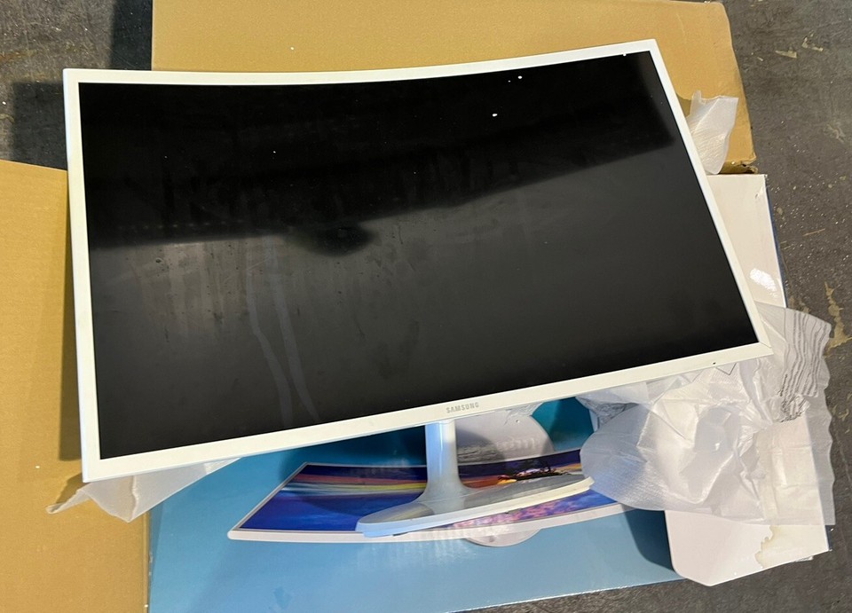 Samsung C32F391FWN Essential Curved Monitor 31.5" 1920x1080 CRACKED ...