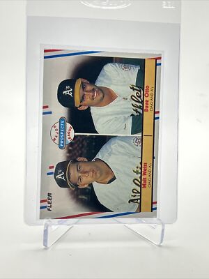 1988 Fleer Walt Weiss/Dave Otto Rookie Baseball Card #652 Mint FREE ...