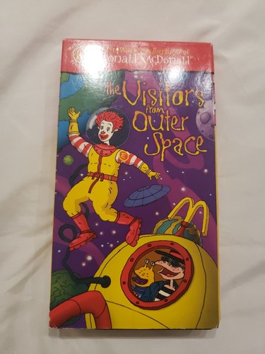 VTG VHS The Wacky Adventures of Ronald McDonald Vol 3 Visitor From ...