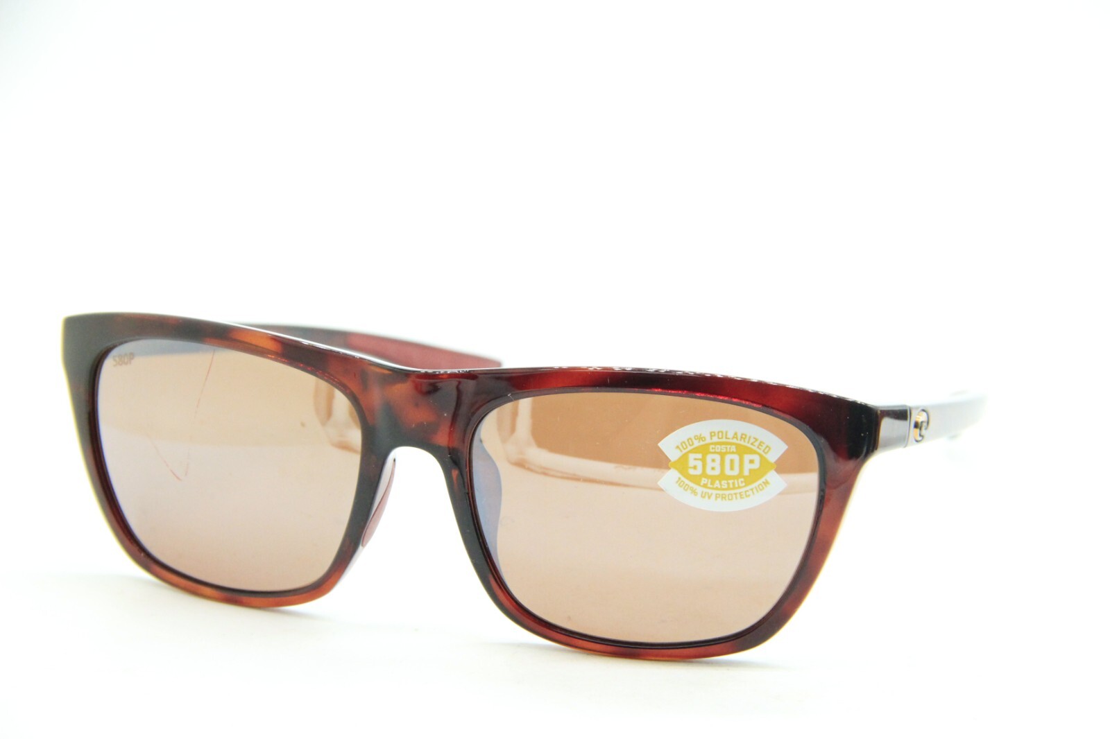 COSTA DEL MAR CHEECA CHA 201 RED HAVANA POLARIZED AUTHENTIC SUNGLASSES ...