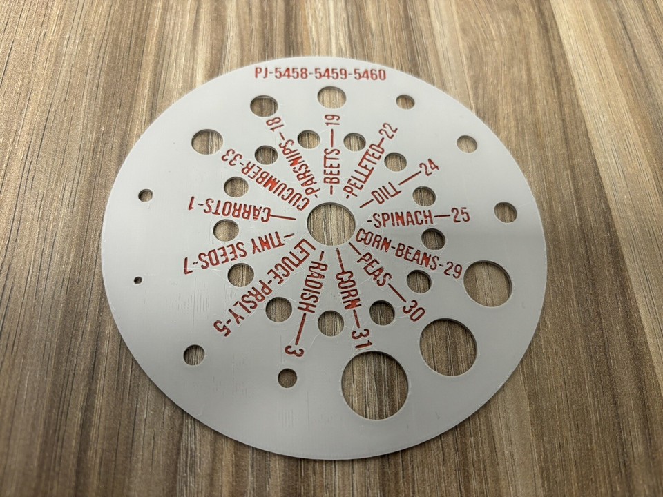 Planet Jr Junior 300A # 5458 5459 5460 Aftermarket Vegetable Seeder ...