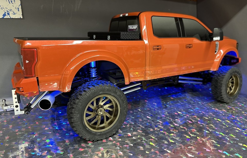 CEN RACING Ford F250 1/10 4WD KG1 Edition Lifted Truck Orange BRUSHLESS ...
