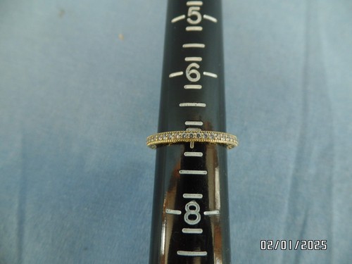 Pandora Ladies RING gold tone Sparkling Size 7 ALE MET 54 | eBay