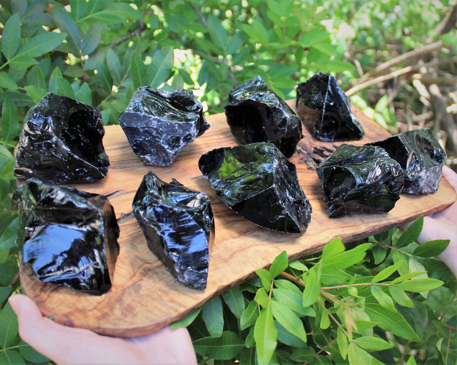 MASSIVE Rough Natural Black Obsidian Chunks - Huge Raw Black Obsidian ...
