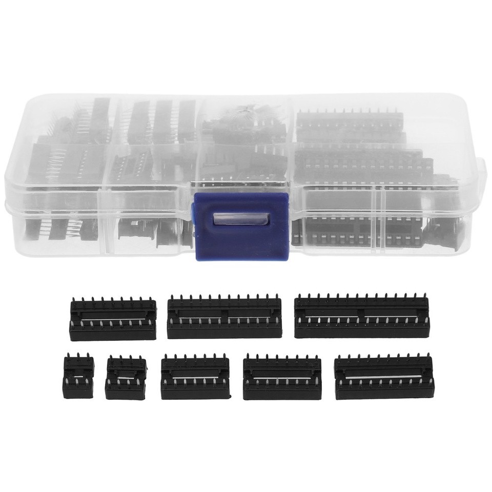 IC Chip Socket Set 6/8/14/16/18/20/24/28 PIN integrierter Schaltkreis ...