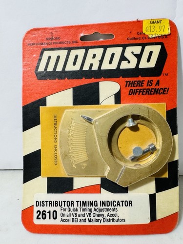 Moroso 26100 Distributor Timing Indicator GOLD ANODIZED, NOS, 2610 | eBay