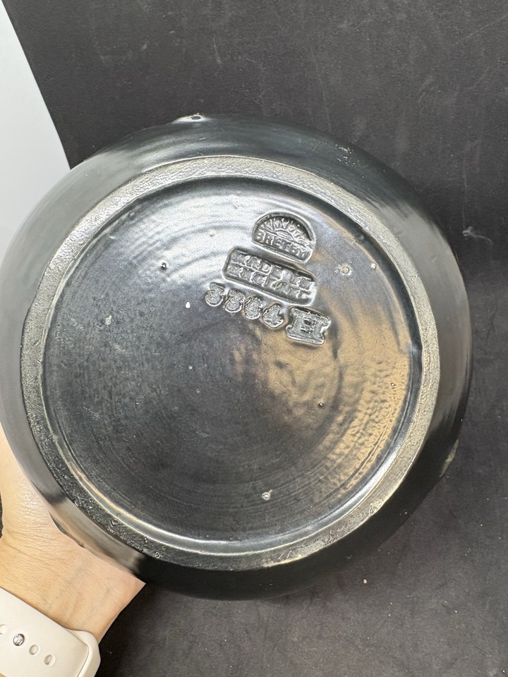 Bretby Art Pottery Orange and Black Bowl Dish Art 3364 | eBay UK