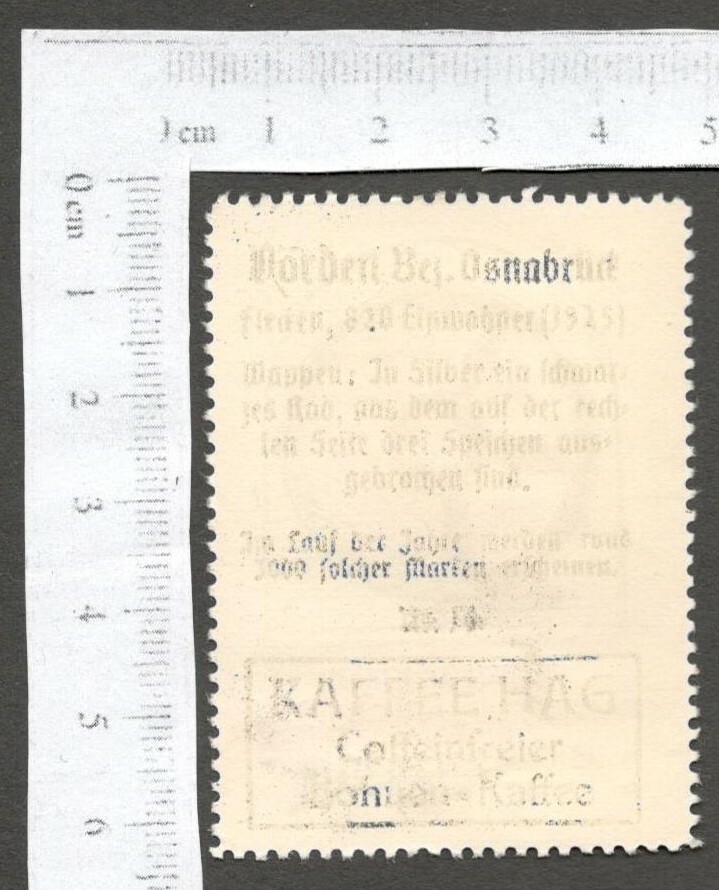 AOP Germany vintage Coat of Arms poster stamp VORDEN | eBay