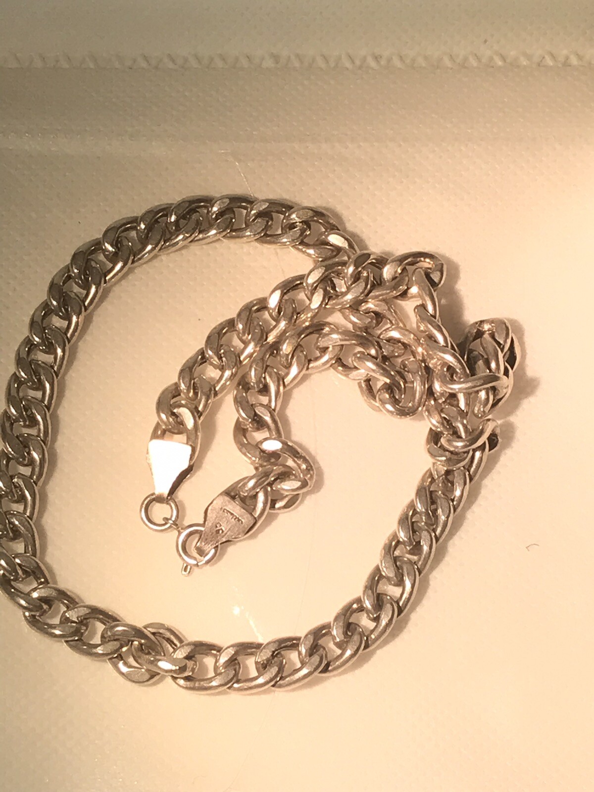 necklace sterling silver 950 handmade antique 950 - Gem