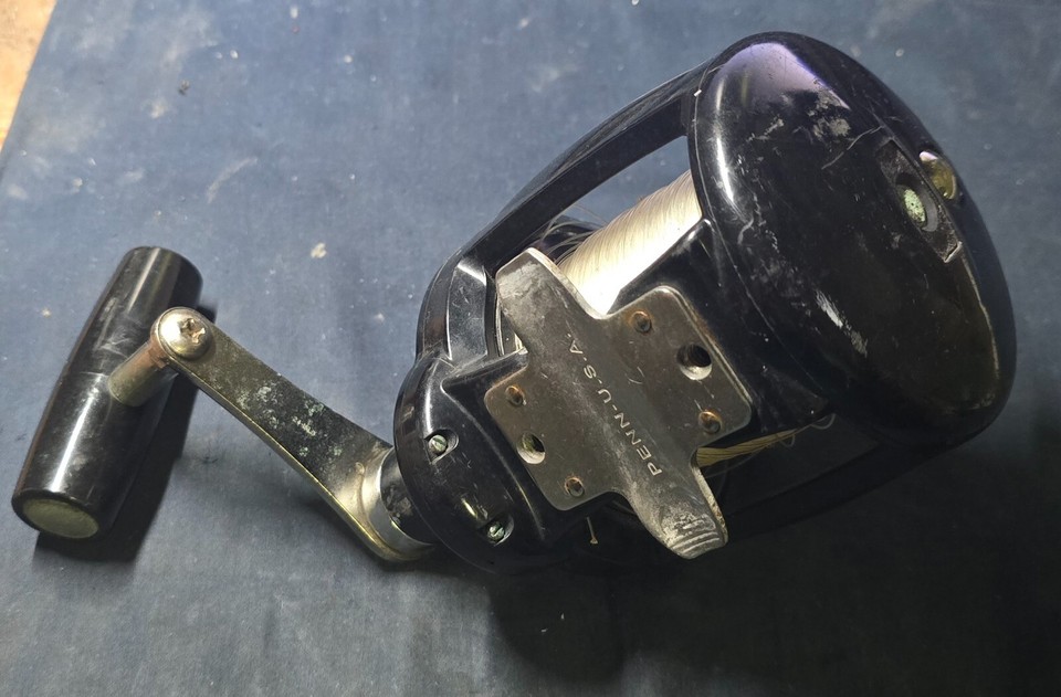 VINTAGE PENN FORMULA 15 LD COVENTIONAL FISHING REEL WITH LEVER DRAG ...