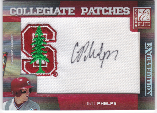 2008 Donruss Elite Extra Edition Collegiate Patches Autographs Cord ...