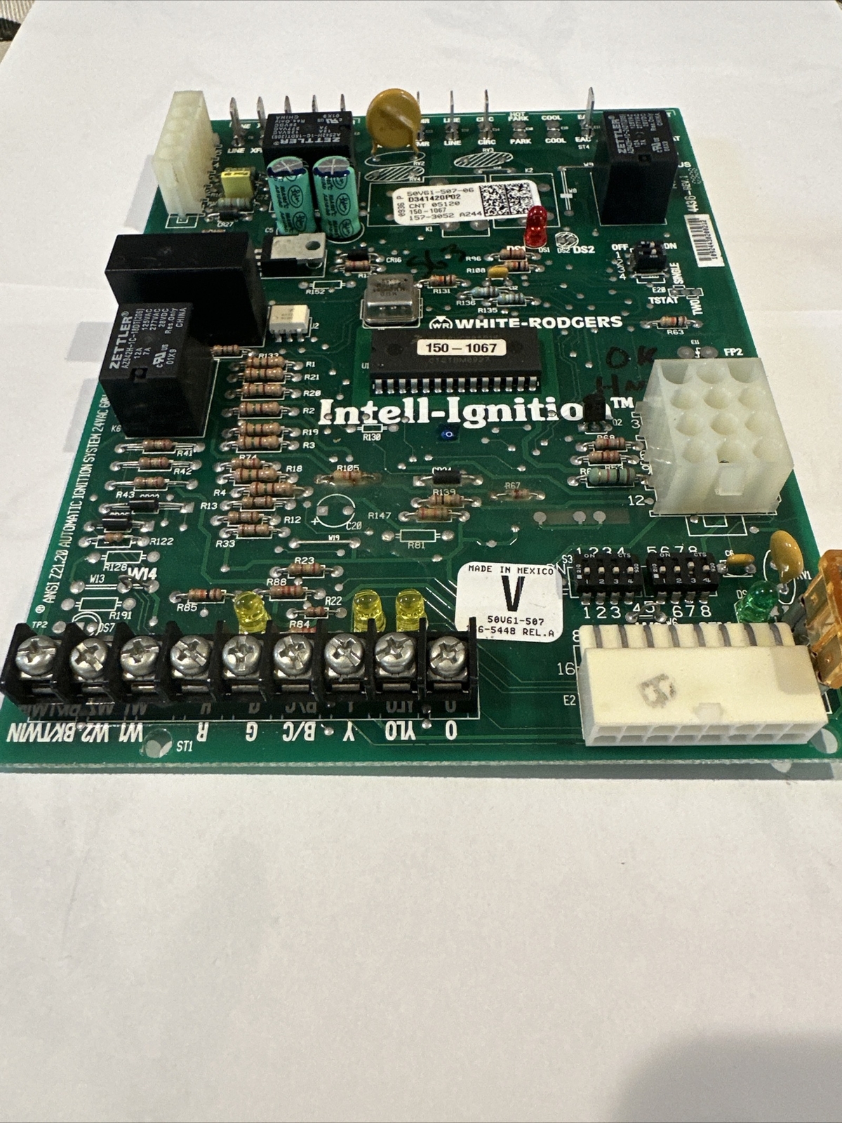 50v61-507 White Rodgers Intell-ignition Furnace Control Board ...