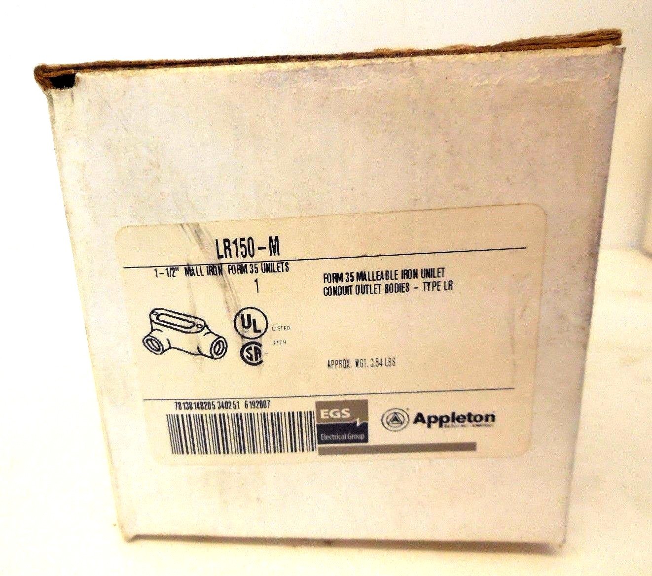 NEW APPLETON LR150-M MALL IRON UNILET LR150M | eBay