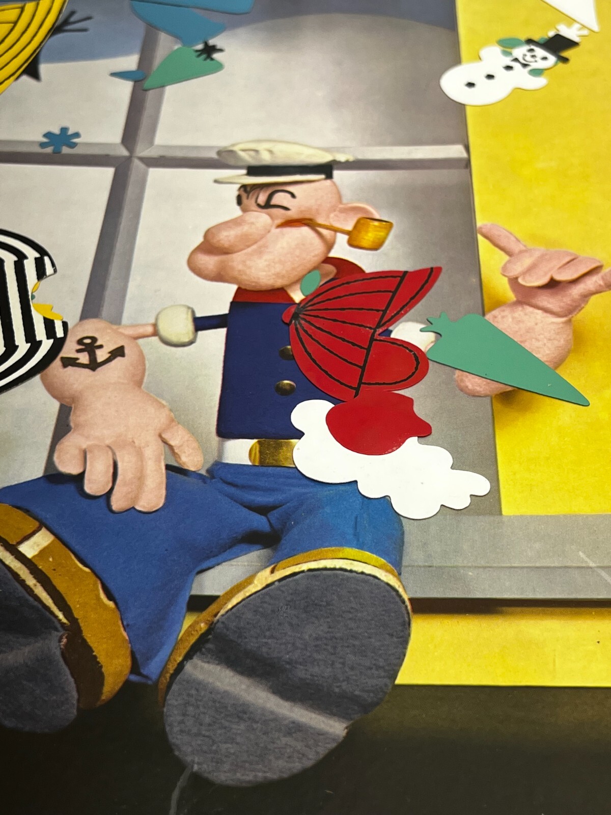 1959 Colorforms Popeye the Weatherman. THE RARE VERSION LOOK NONE LIKE ...