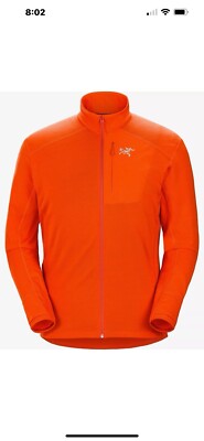 Arc’teryx Jacket Phenom Orange Delta Polartec Fleece Mens XXL $160 NWT ...