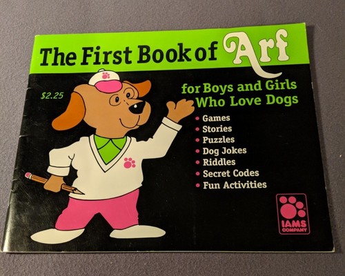 The First Book of Arf IAMS 1996 Activity book clean | eBay