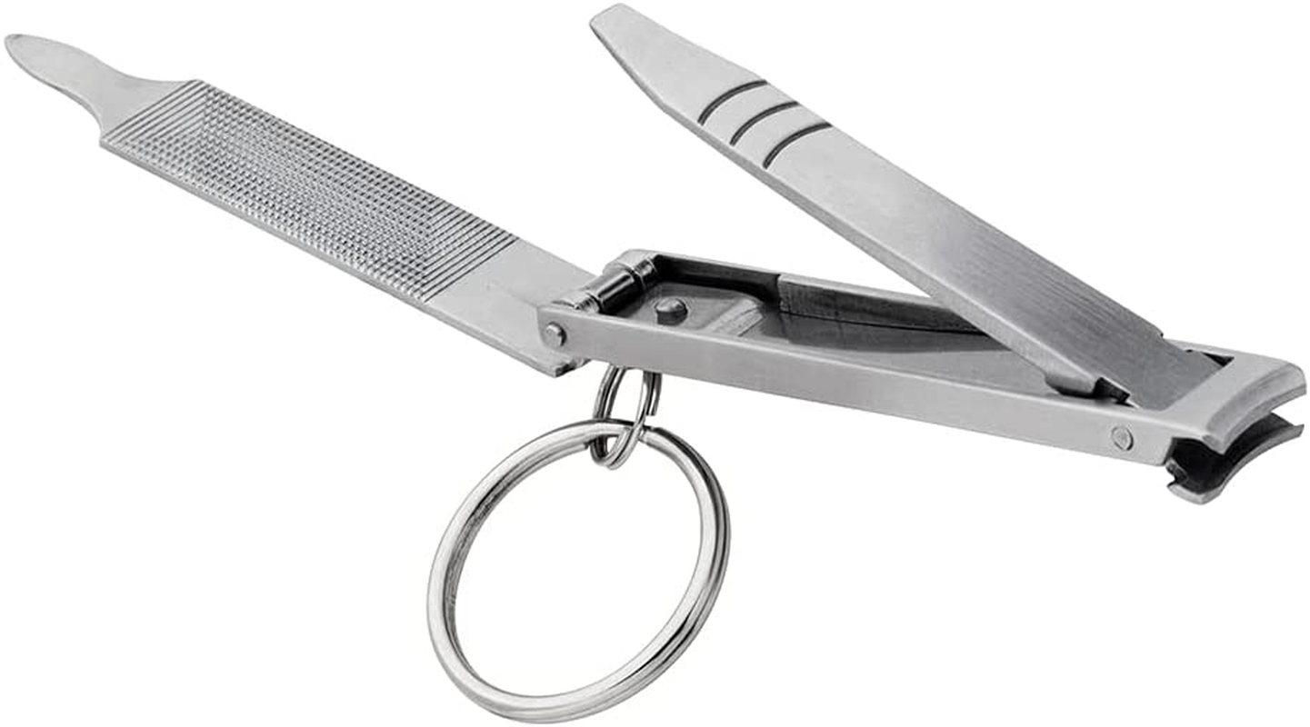 Stainless Steel Personal Care Multi-Tool with Nail Clippers, File ...