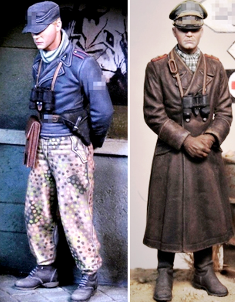 1:35 resin figures model kit WW II German Officer General Unassembled ...