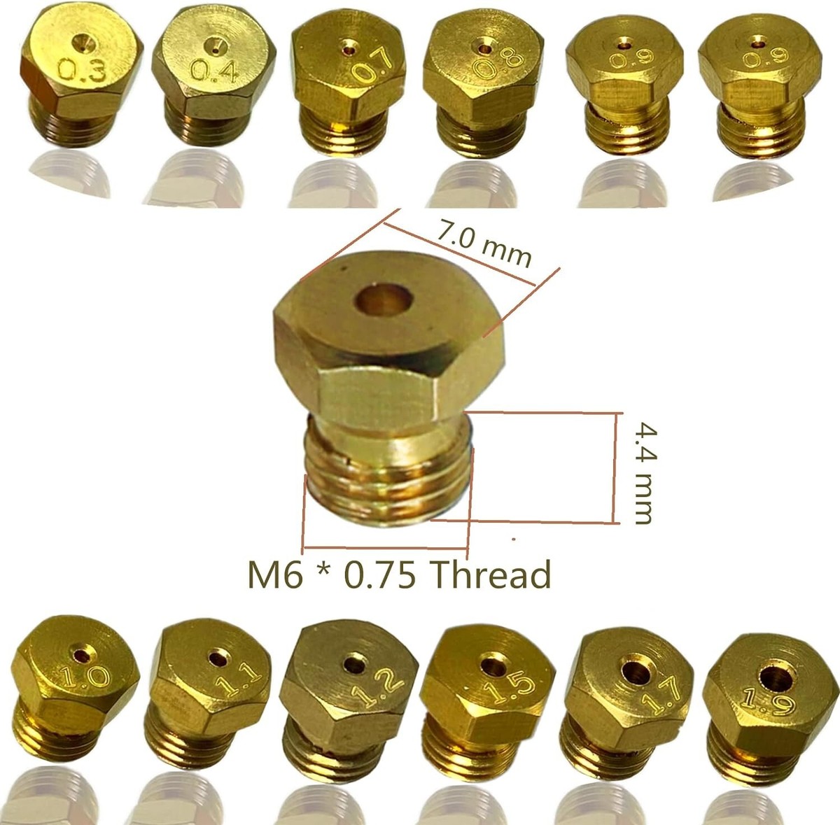 Gas Stove Orifice Size Chart MEANHDAG Grill LP Gas Conversion Kit For