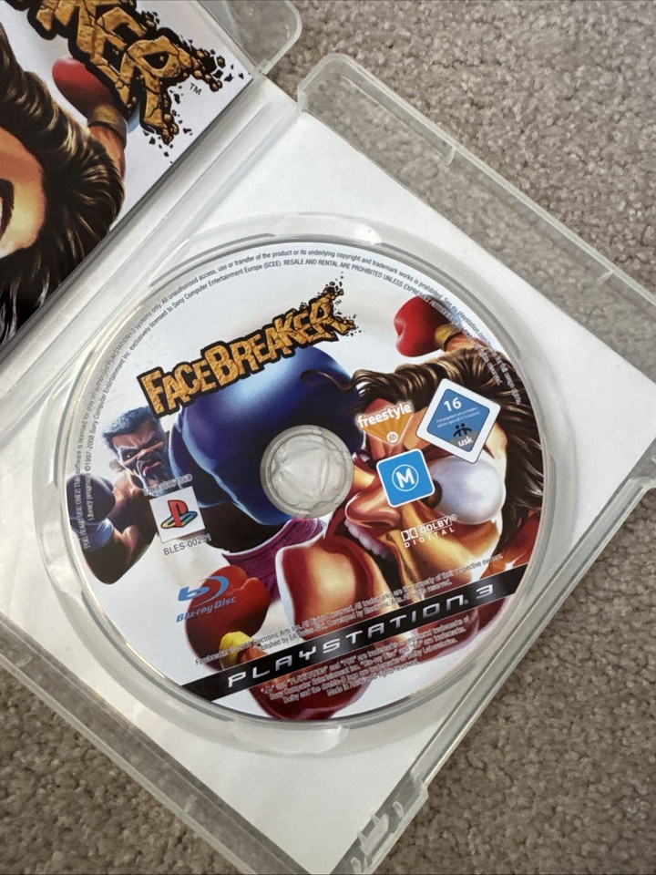 Facebreaker - Playstation 3 - PS3 Boxing Game With Manual - Like New ...