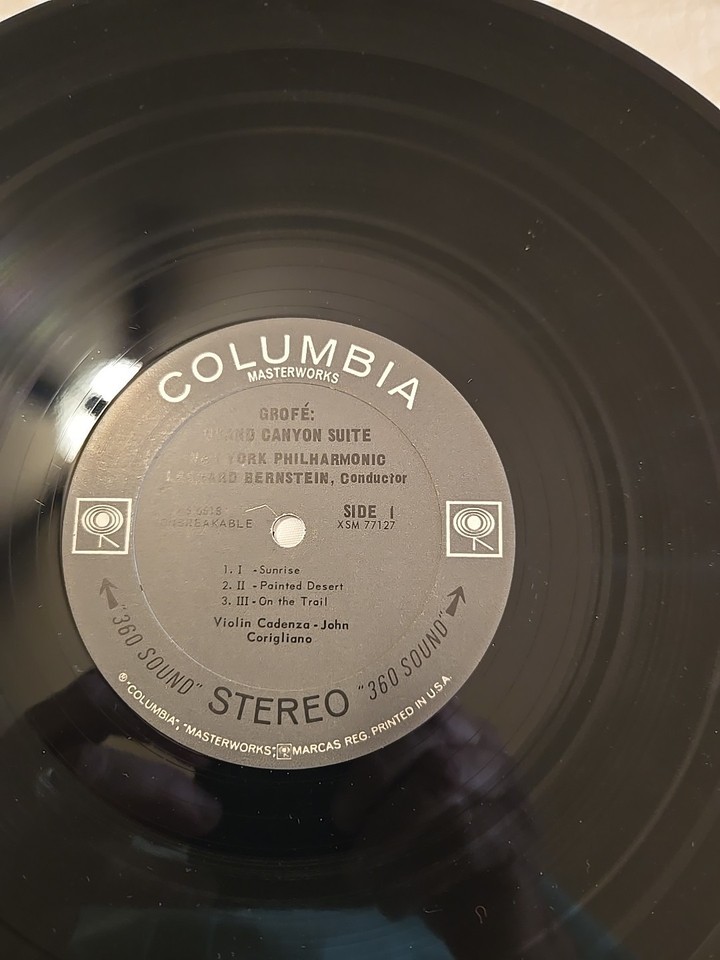 Grofe Grand Canyon Suite Leonard Bernstein New York Philharmonic LP ...