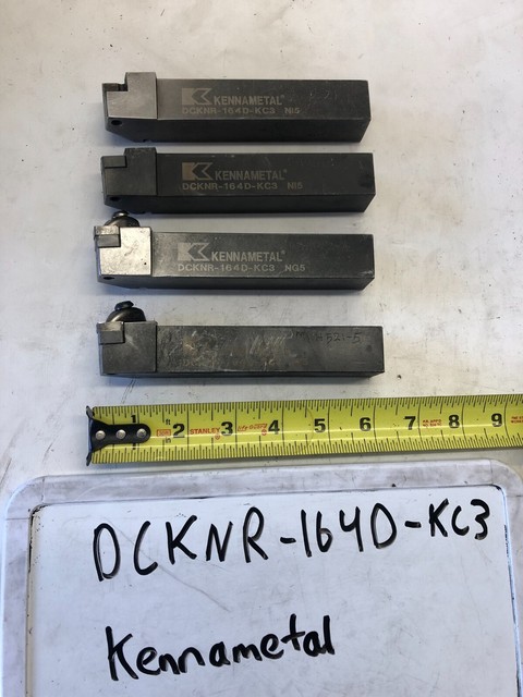 Kennametal DCKNR-164D-KC3 lathe turning tool insert holder with 1"sq ...