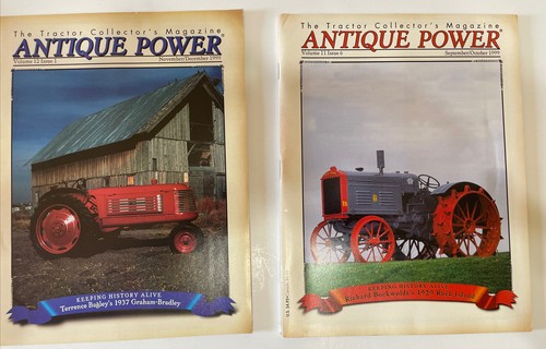 Antique Power Magazine Lot Of 2 Sept/Oct, Nov/Dec 1999 Old Tractors ...