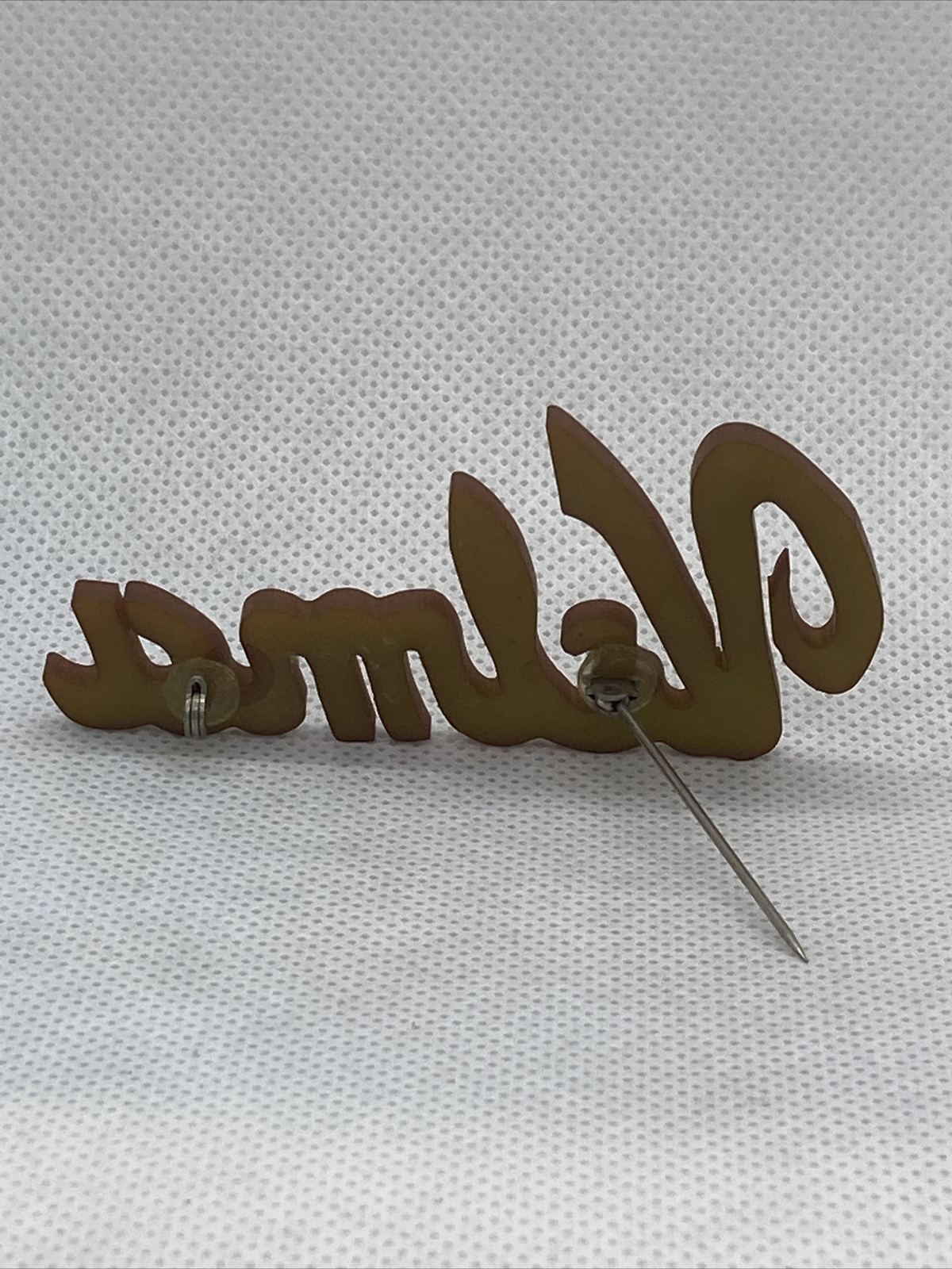 RARE Vintage Avocado Bakelite Diner Name Tag “VELMA” … - Gem