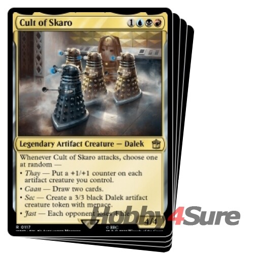 Cult Of Skaro X4 M/NM Magic: The Gathering MTG Universes Beyond: Doctor ...