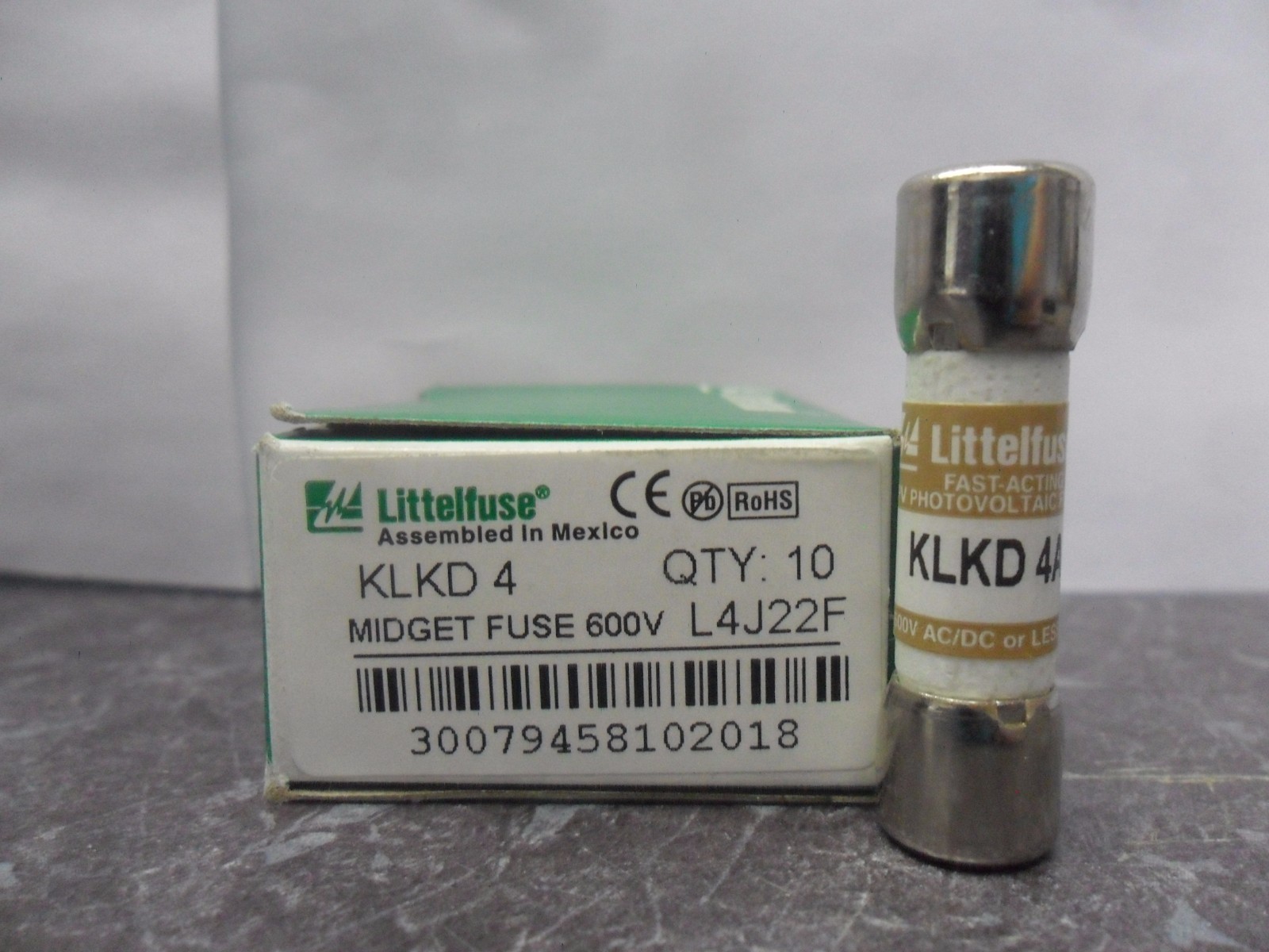 New Lot Littelfuse KLKD 4 Amp Fuses KLM 4 600V NIB | eBay