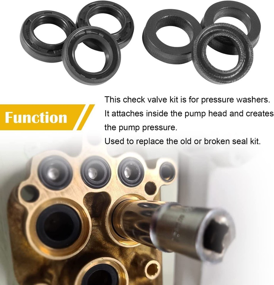 Upgraded Pressure Washer Seal Kit Used on Some Medium Frame Pressure ...