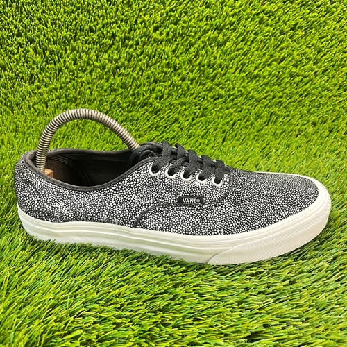 Vans Authentic Alien Skin Mens Size 9 Black White Athletic Skate Shoes ...