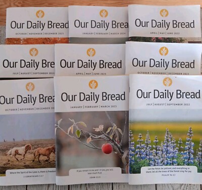 Our Daily Bread Devotional Booklets Lot of 9, 2021 Thru 2024, Book ...
