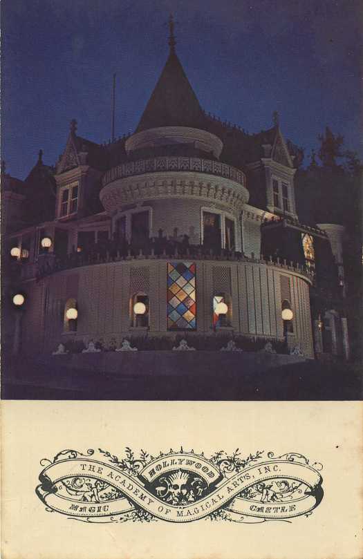Magic Castle collection of 4 postcards vintage with Invisible Irma ...