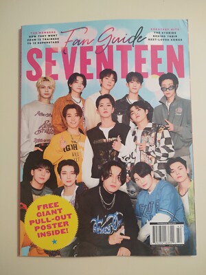 FAN GUIDE to the BAND SEVENTEEN 2024 MAGAZINE pull out POSTER NEW | eBay