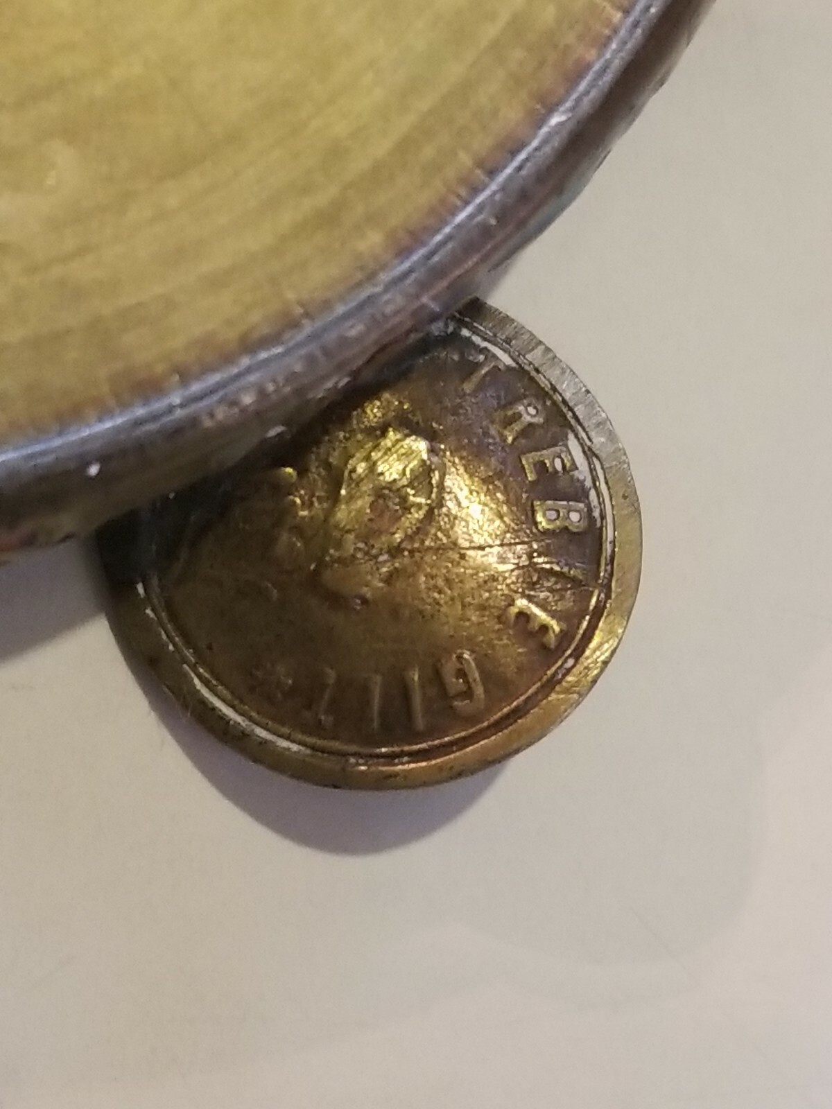 RARE ANTIQUE CHINESE TREBLE GILT CLOISONNE BUTTON TAB WINE TASTER ...