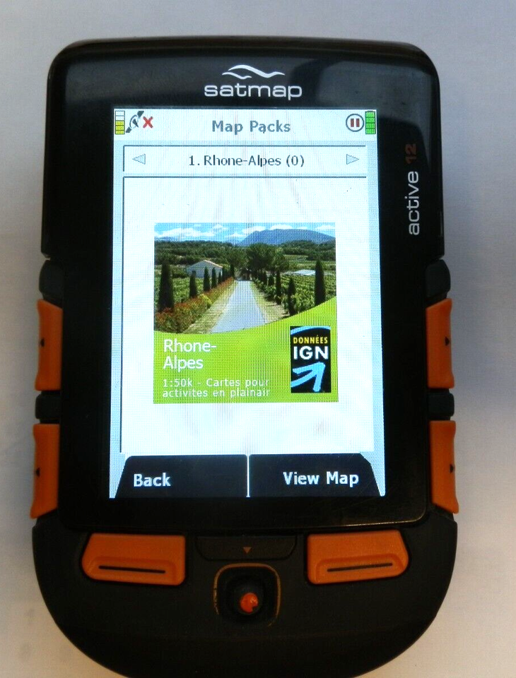 Satmap Map Rhone Alpes SD card for Satmap Units Active 10 & 12 only. | eBay