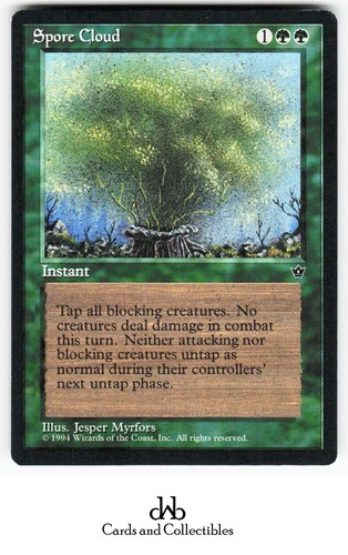 MTG Fallen Empires Spore Cloud (Myrfors) Moderately played Common | eBay