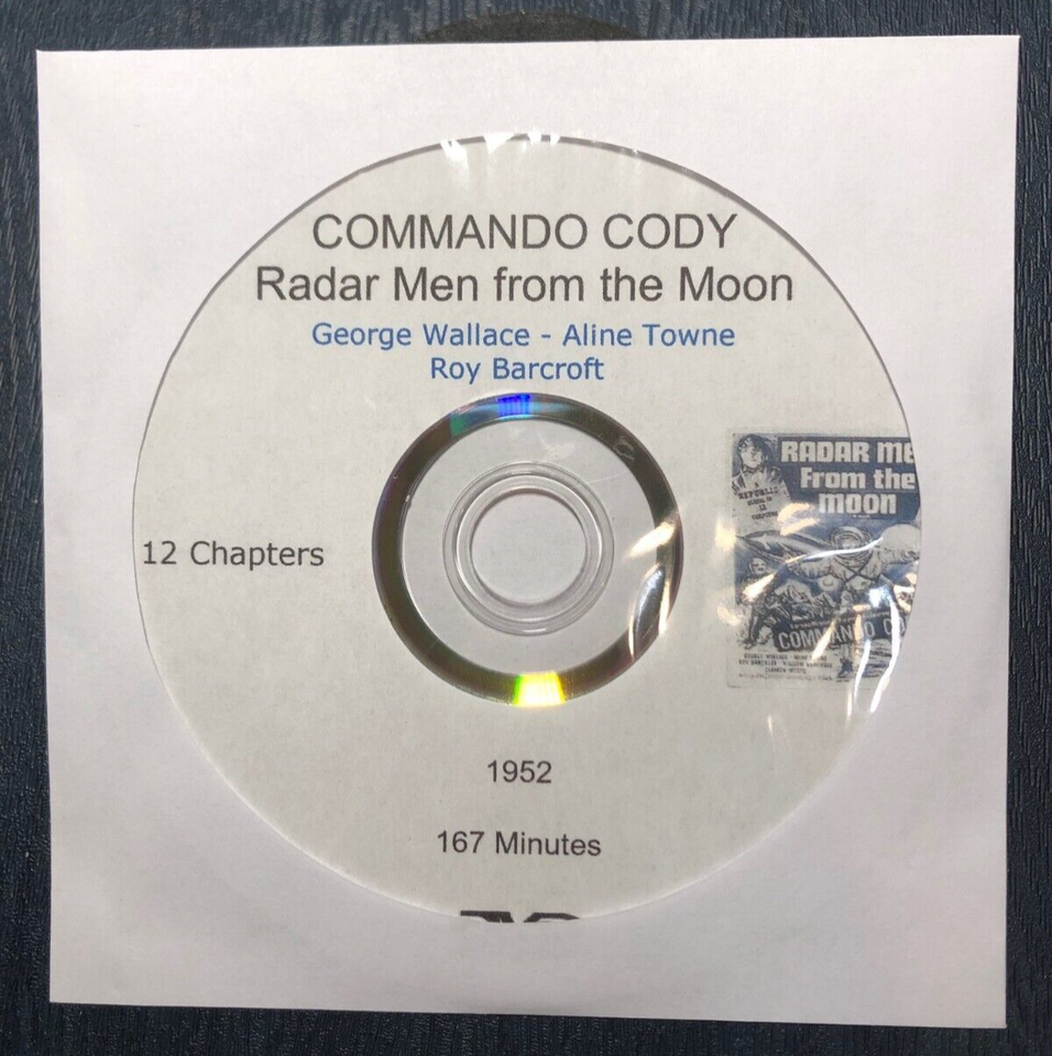 Commando Cody and the Radar Men from the Moon - Cliffhanger Serial DVD ...
