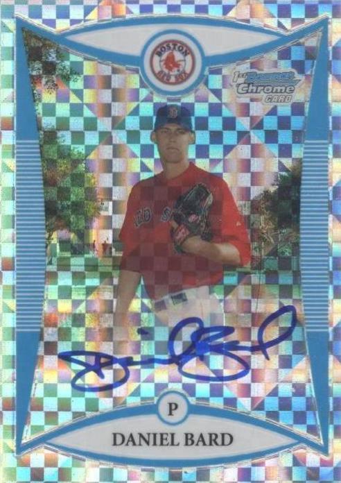 2008 Bowman Chrome - Prospects Prospect Autographs Daniel Bard #BCP259 ...