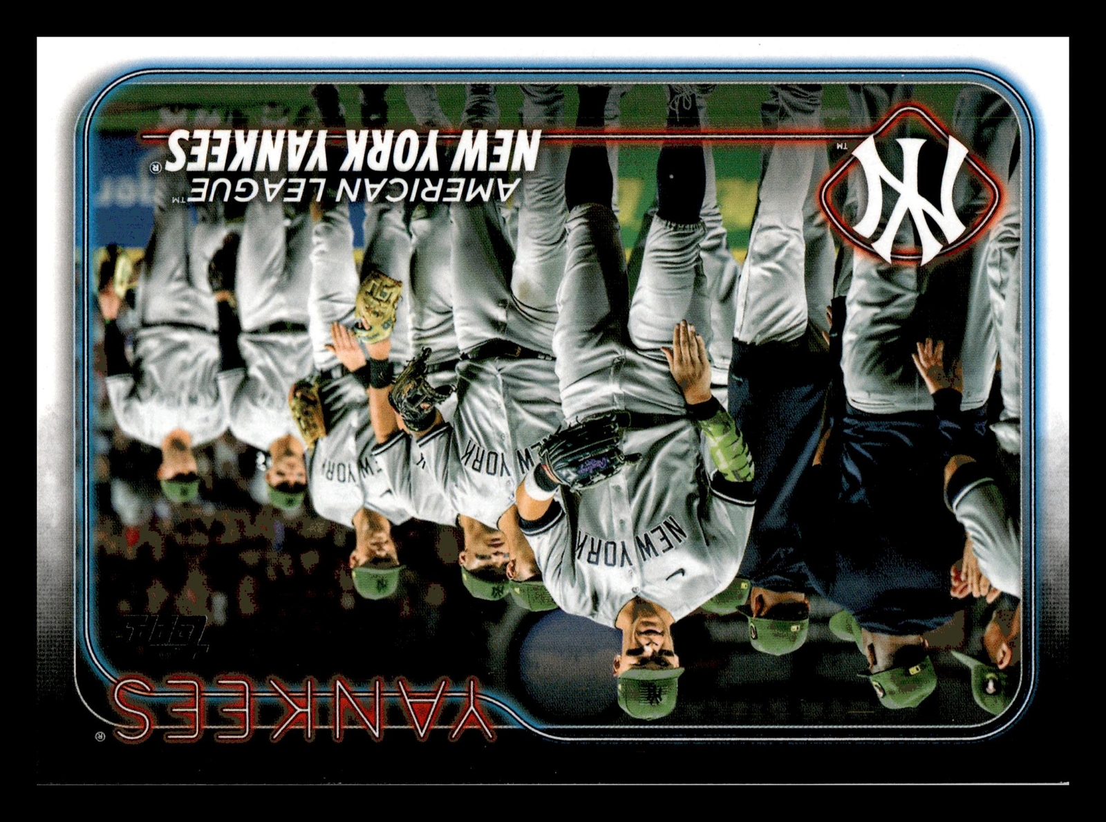 2024 Topps New York Yankees Team Card #301 New York Yankees Series 1 ...