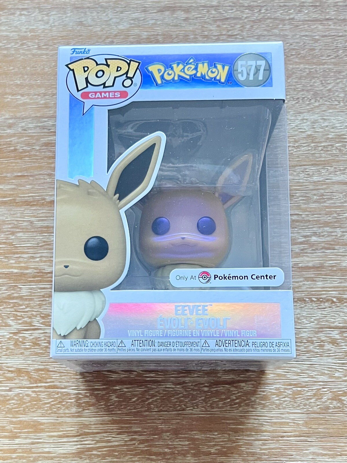 NEW Funko Pop Nintendo Pokemon Center Exclusive Pearlescent Eevee Japan ...
