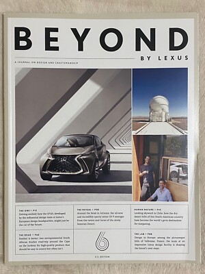 BEYOND BY LEXUS Magazine Issue 6 2015 A Journal On Design Craftsmanship ...