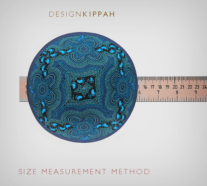 Kippah - yarmulke - skullcap • Aboriginal Art • Jewish gift • Modern ...