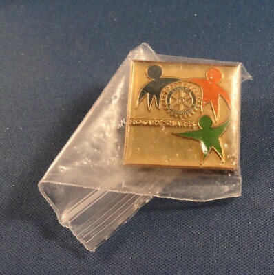 LAPEL PIN:: Rotary Club International: ROTARY SHARES - (ROTARY LOGO ...