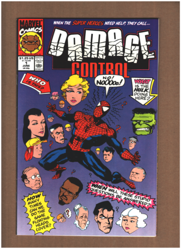Damage Control #1 Marvel Comics 1991 Kyle Baker SPIDER-MAN HULK VF+ 8.5 ...