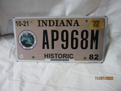 Indiana Historic 1987 Dodge Ram Van B250 2017 License Plate Collectible ...