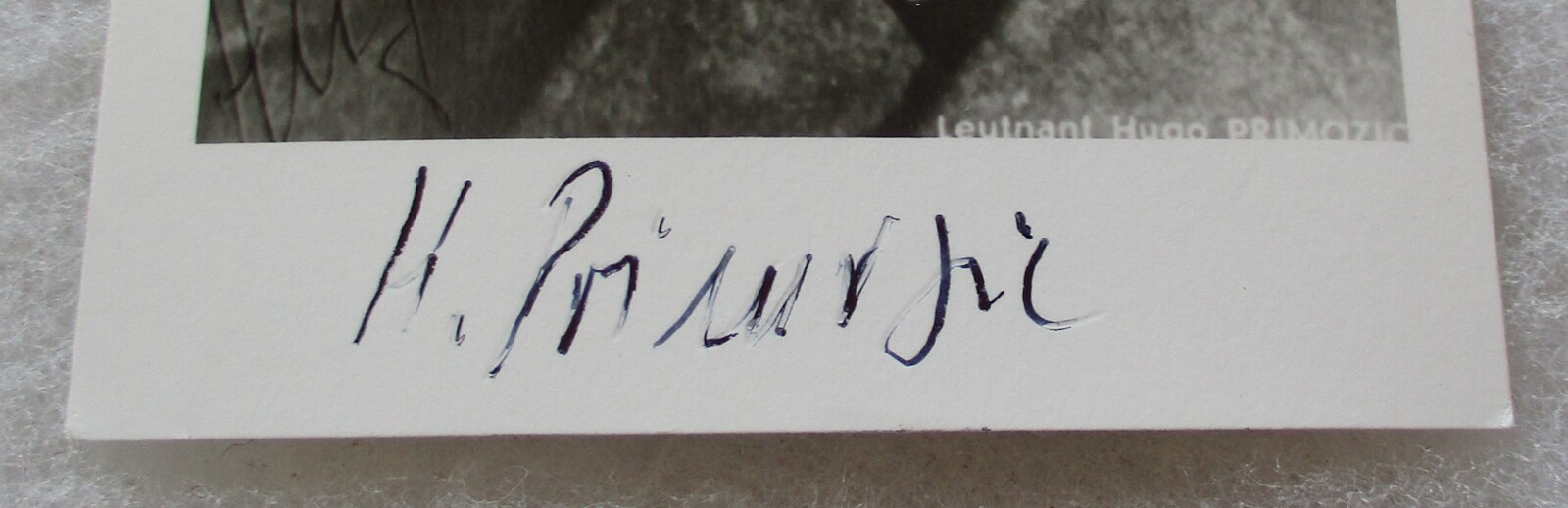 WW2 GERMAN ARMY KNIGHTS CROSS RECIPIENT HUGO PRIMOZIC SIGNED PHOTO ...