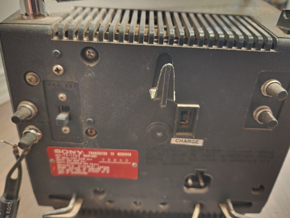 Vintage Sony TV-720U Transistor Solid State Portable Television As Is ...