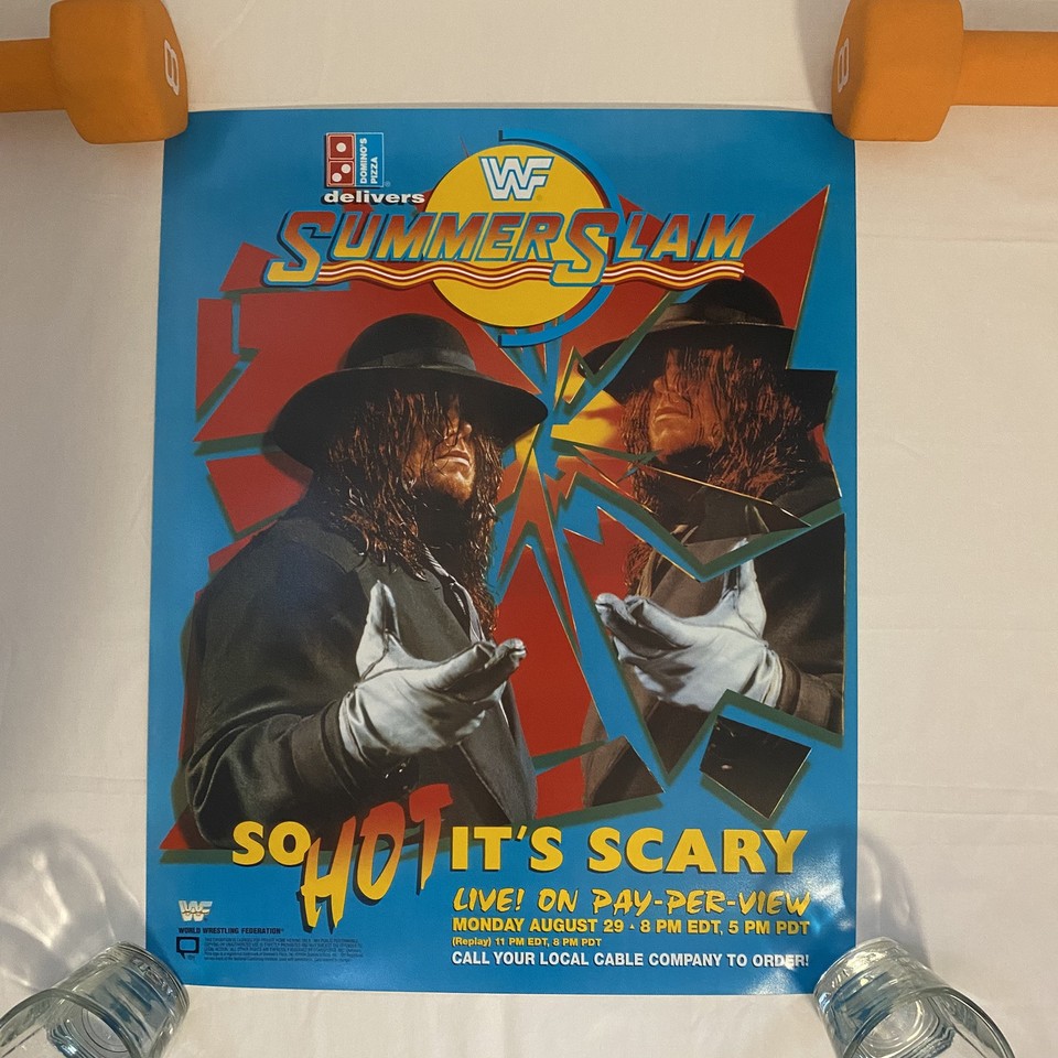 WWF Summer Slam 1994 PPV Poster Undertaker 16”x20” WWE WCW ECW AEW | eBay